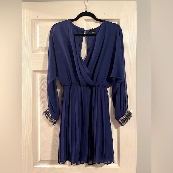 ASOS | Dresses | Nwt Asos Embellished Cuff Dress With Pleated Dress ...